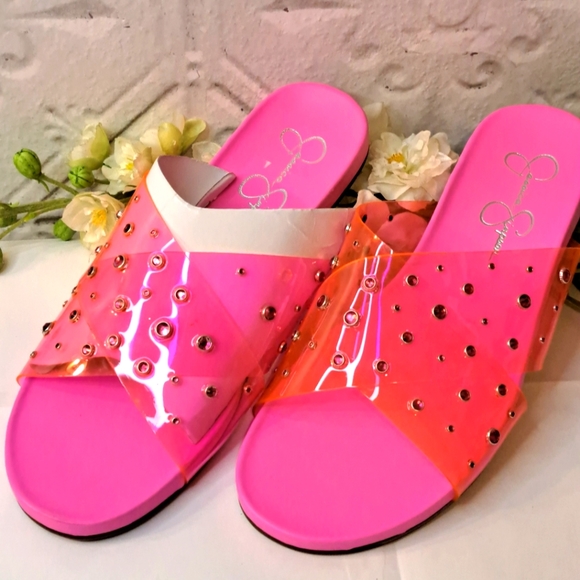 Jessica Simpson | Shoes | Nwt Jessica Simpson Neon Pink Barbie Core ...